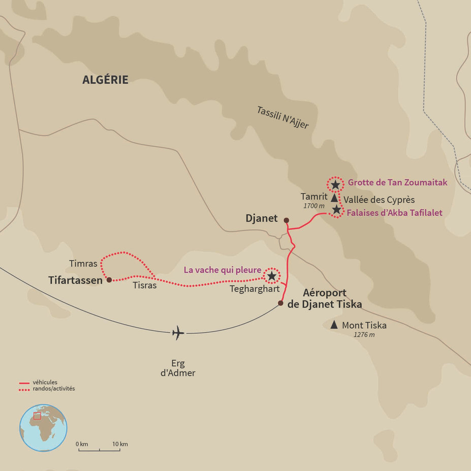 Voyage Algérie Randonnée Tassili N'ajjer : Absolut' désert - Nomade Aventure