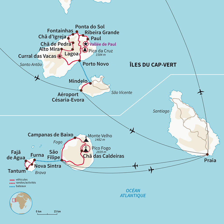 Rando Cap Vert Fogo : Les chemins du ciel - Nomade Aventure