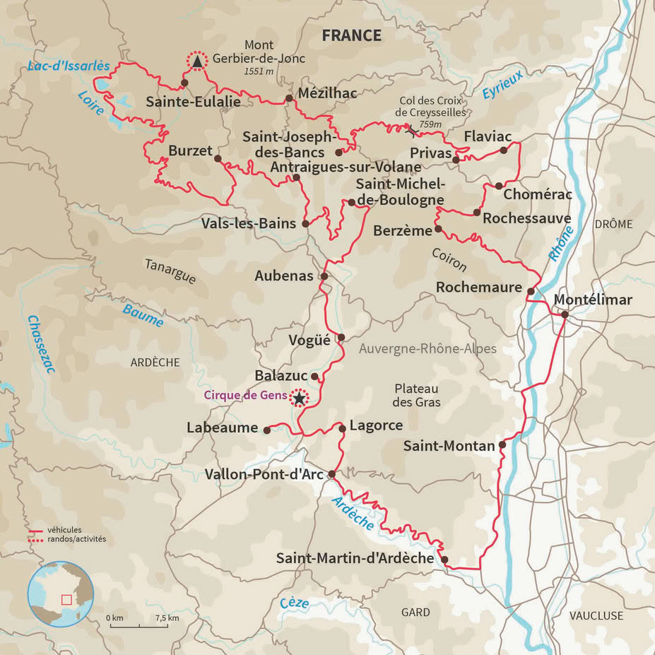 Road trip en Ardèche Méhari électrique : Road trip en Ardèche - Nomade ...